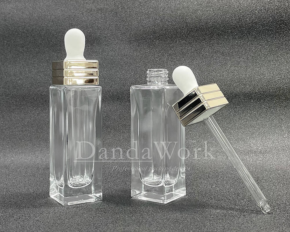 LKD精粹系列 30ml方形玻璃滴管瓶 - 點大企業有限公司